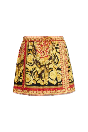 Versace Pleated Skirt - Multicolour
