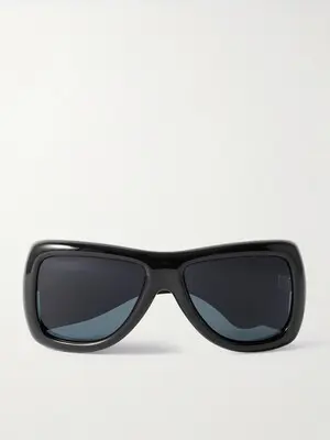 Saint Laurent Sl 902 Howl D-frame Sunglasses - Black