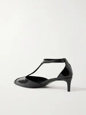 Khaite Mia Patent-leather Pumps - Black