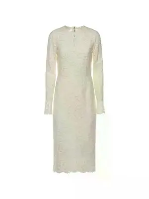 Dolce & Gabbana Cordonetto Lace Dress - Neutrals