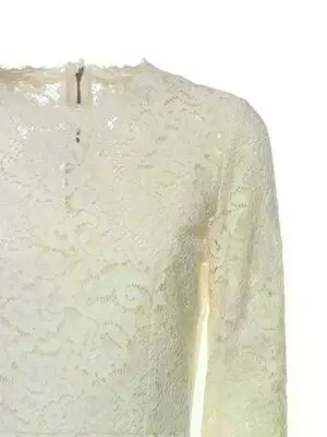 Dolce & Gabbana Cordonetto Lace Dress - Neutrals