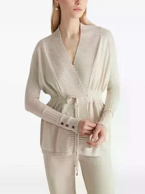 VIOLANTE NESSI Maru Buttoned Trousers - Neutrals