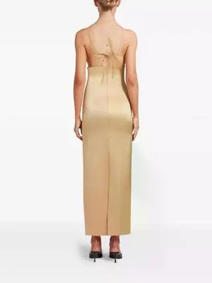 VIOLANTE NESSI Rodari Geometric-cup Maxi Dress