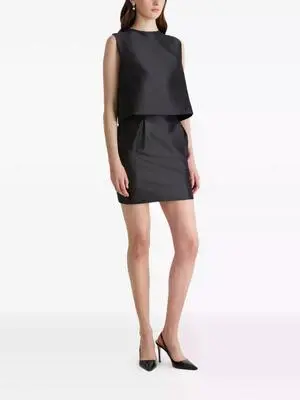VIOLANTE NESSI Top With Bow Detail - Black
