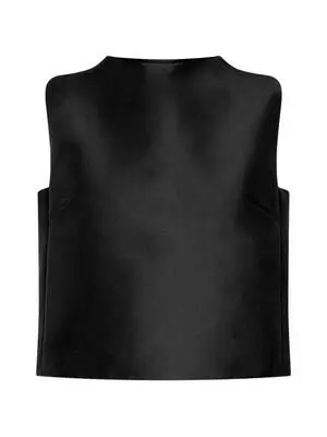 VIOLANTE NESSI Top With Bow Detail - Black