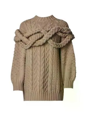VIOLANTE NESSI Tornatore Cable-knit Sweater