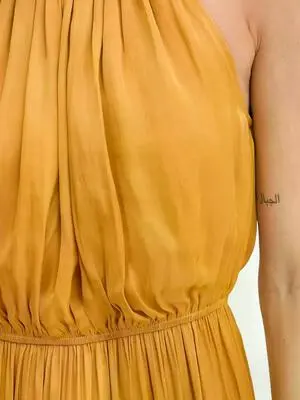 MORGAN Halterneck Tiered Midi Dress
