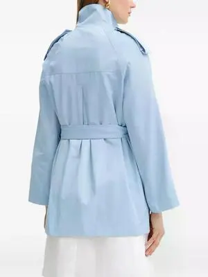 MORGAN Belted Asymmetric Coat