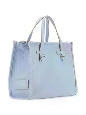 GIANNI CHIARINI 32 Miss Marcella Leather Tote Bag - Blue