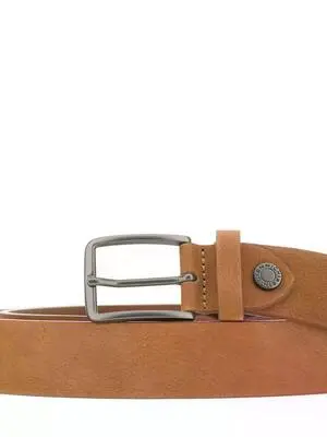 GIANNI CHIARINI Nubuck Buckle Belt - Neutrals