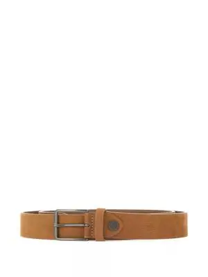 GIANNI CHIARINI Nubuck Buckle Belt - Neutrals