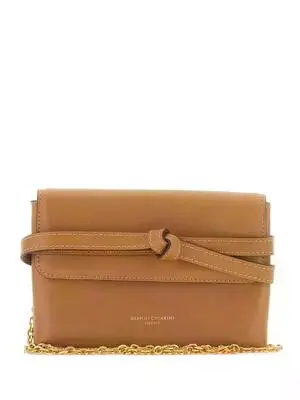 GIANNI CHIARINI Belted Leather Clutch - Neutrals