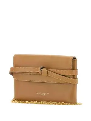 GIANNI CHIARINI Belted Leather Clutch - Neutrals