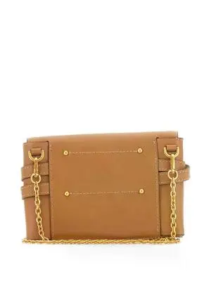 GIANNI CHIARINI Belted Leather Clutch - Neutrals