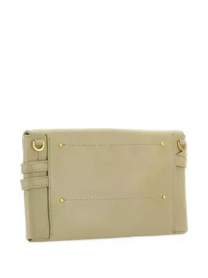 GIANNI CHIARINI Small Belty Knotted Straps Clutch Bag - Neutrals