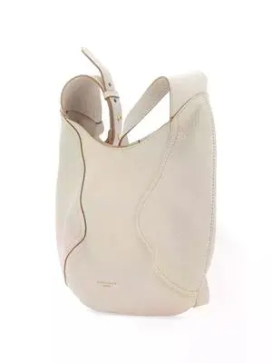 GIANNI CHIARINI Juno Grained-leather Shoulder Bag - Neutrals