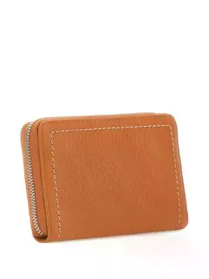 GIANNI CHIARINI Bubble Grained-leather Wallet - Orange