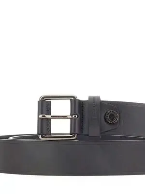 GIANNI CHIARINI Embossed Logo Leather Belt