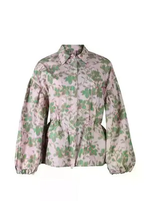 Giambattista Valli Floral-pattern Drawstring Jacket