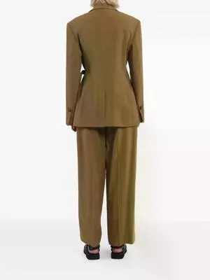 TELA Double-breasted Wrap Blazer