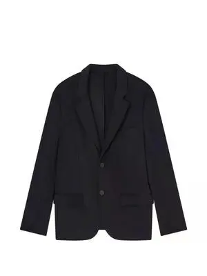Emporio Armani Buttoned Single-breasted Jacket - Blue