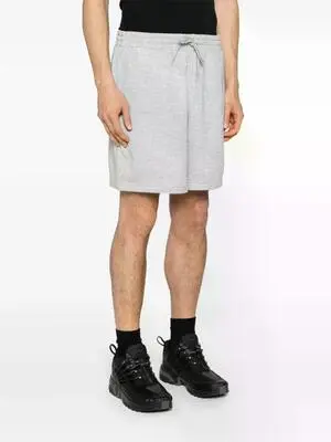 NEW BALANCE Logo-embroidered Mélange Track Shorts