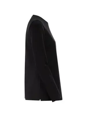 Max Mara Zip-fastening Blouse - Black