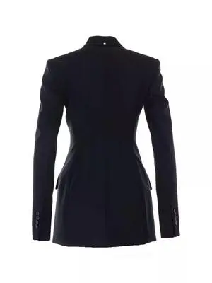 Sportmax Fate Button V-neck Blazer - Blue