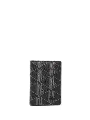 Lacoste Logo-plaque Bi-fold Design Wallet - Grey