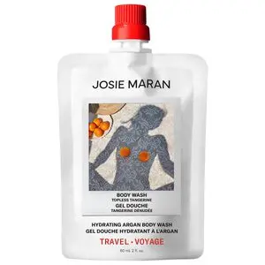 JOSIE MARAN Topless Tangerine Hydrating + Cleansing Argan Refillable Body Wash Mini - One-color