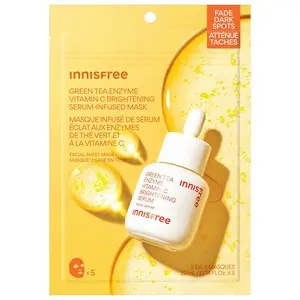 INNISFREE Vitamin C Brightening Serum-infused Mask For Dark Spots - One-color