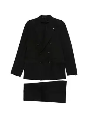 Tagliatore Double-breasted Suit - Black