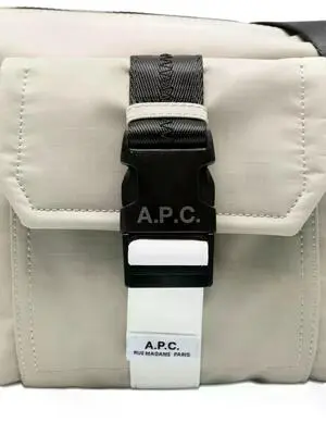 A.p.c. Buckle-strap Cross Body Bag - Grey