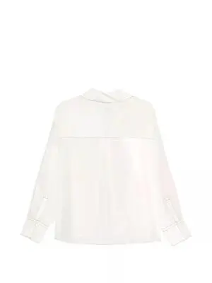BOSS Brizzy V-neck Paneled Top