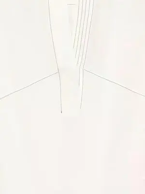 BOSS Brizzy V-neck Paneled Top