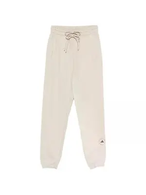 Adidas By Stella McCartney Sand Cotton Drawstring Performance Trousers