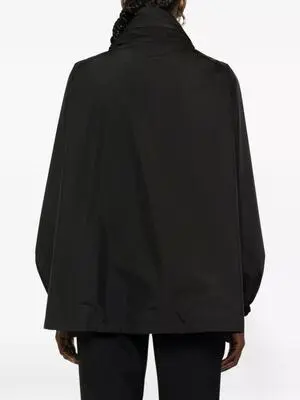 MOORER Funnel-neck Zip Jacket - Black