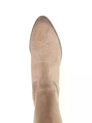 CURIOSITÈ Suede Cowboy Boots