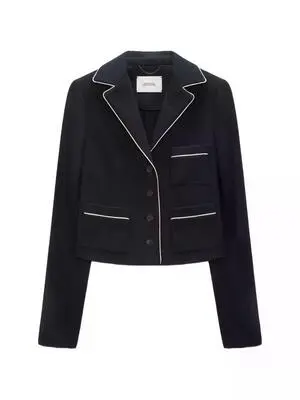 Dorothee Schumacher Piped Trim Jacket