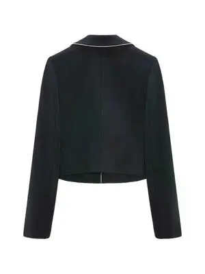 Dorothee Schumacher Piped Trim Jacket