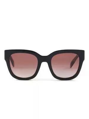 Prada Logo Cat-eye Sunglasses - Black