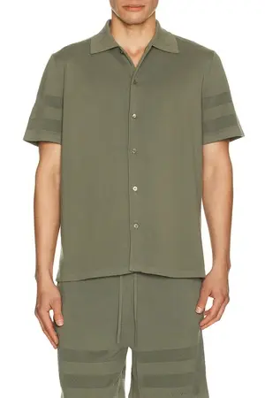 Givenchy Short Sleeve Shirt In Sage - Salvia
