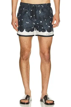 Givenchy Givenchy Adjustable Swimsuit In Blue Navy