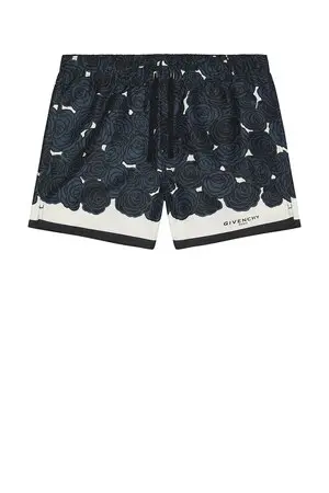 Givenchy Adjustable Swimsuit In Blue - Navy