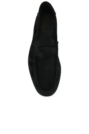 TOM FORD Suede Twisted Band Ripley Loafer - Black