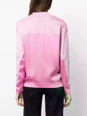 TOM FORD Fine-knit Panelled V-neck Top - Pink