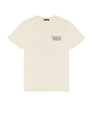 WILLY CHAVARRIA House Of Style Easy Tee In Cream - Masa