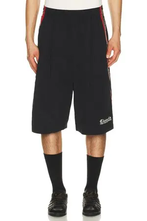 WILLY CHAVARRIA Casa De Chavarria Orale Track Short - Black
