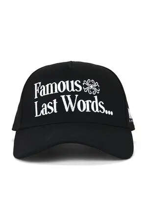 MIDNIGHT RODEO Famous Last Words Hat In Black - Jet Black