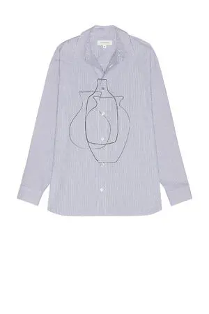 LE17SEPTEMBRE Printed Striped Shirt